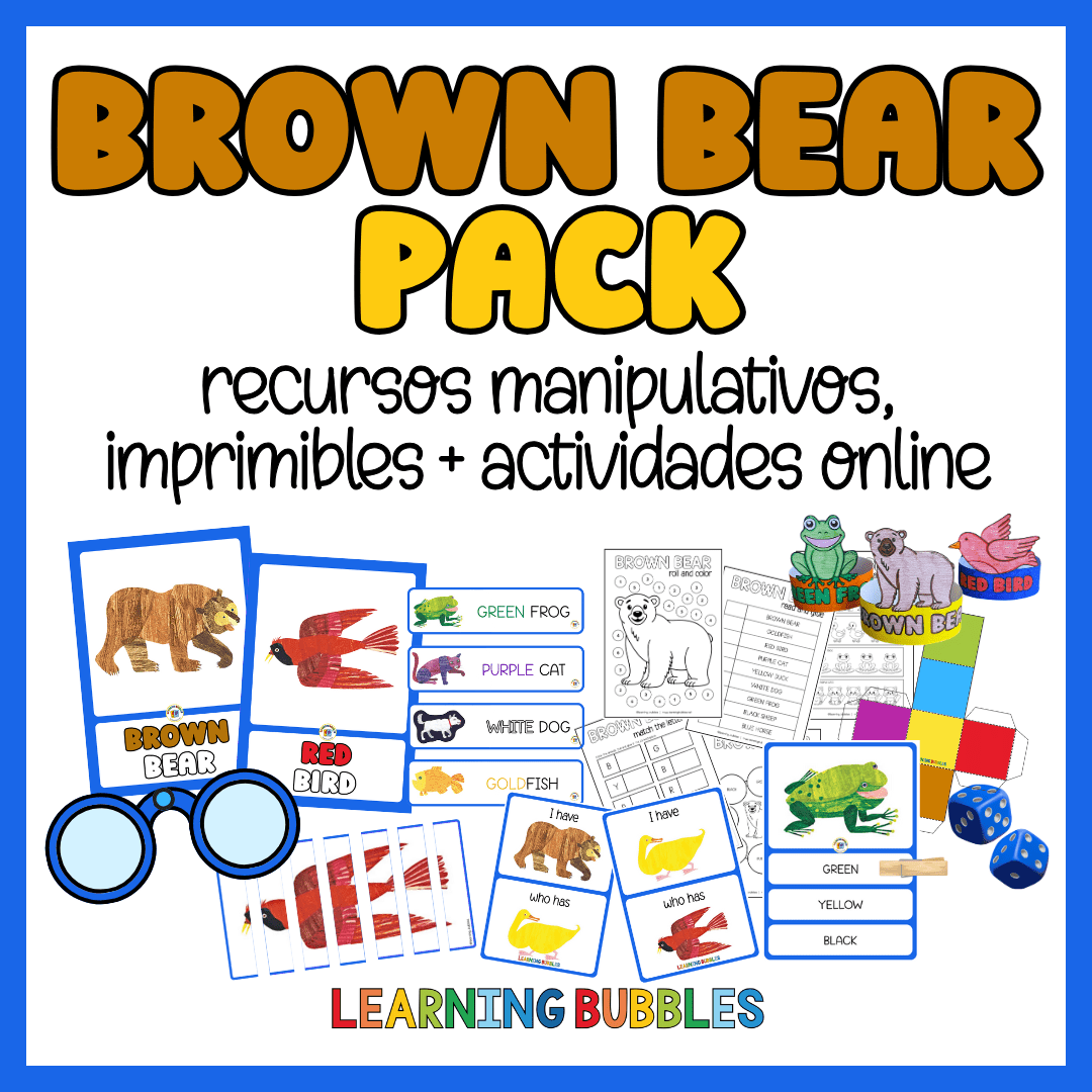 Brown Bear PACK [DESCARGABLES] - Learning Bubbles